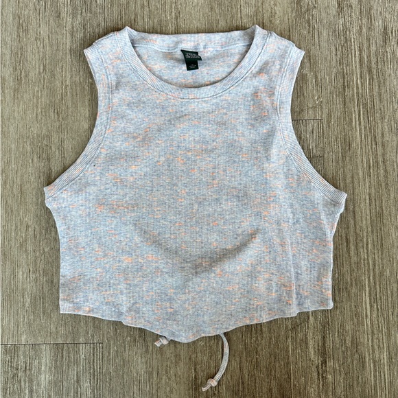 Tops | Womens Cropped Tank With Open Back | Poshmark